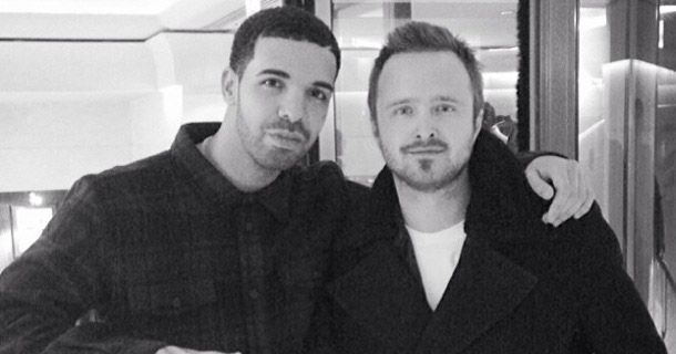 Drake and Aaron Paul Hung Out