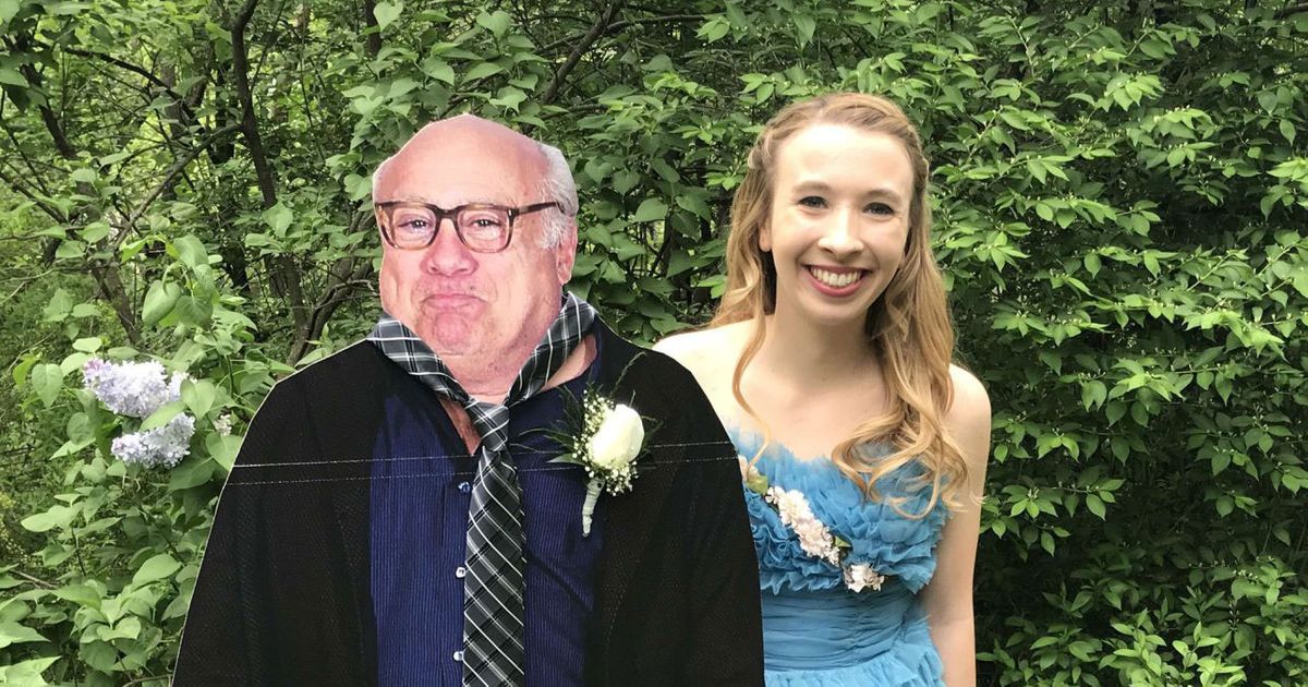 Teen Brings Danny DeVito Cardboard Cutout to Prom