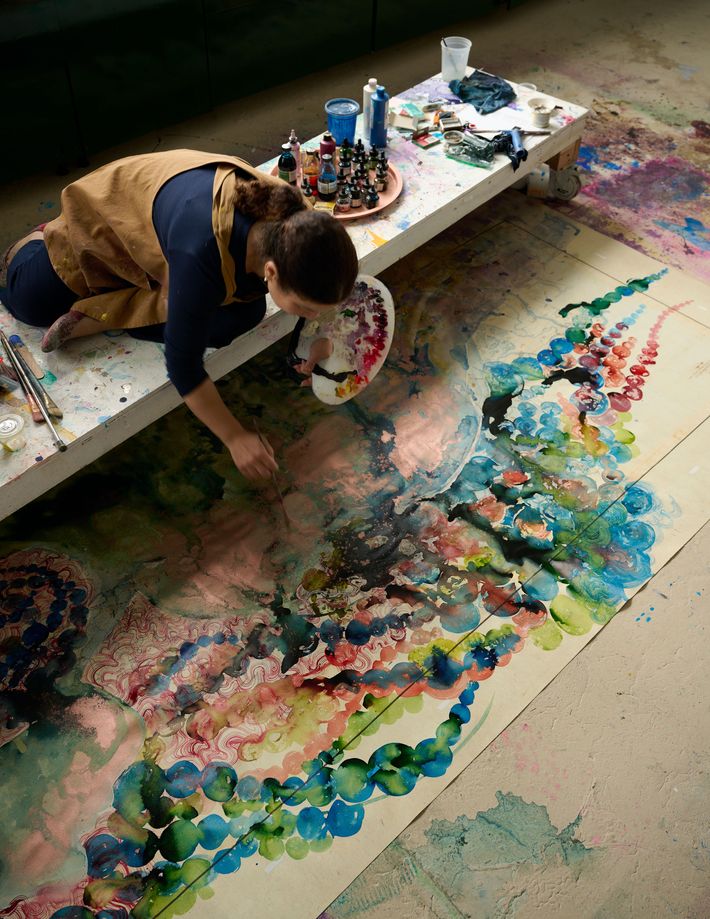 Inside Firelei Báez’s Art Studio in Red Hook