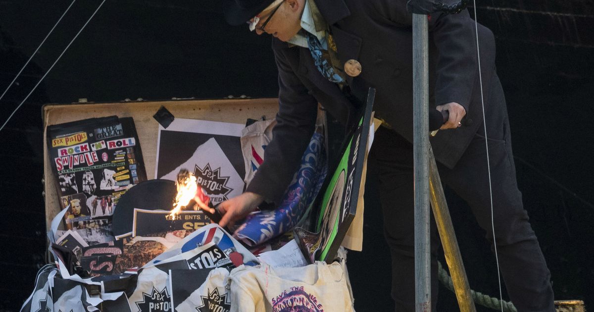 £5 Million Punk-Memorabilia Collection Burned River Thames