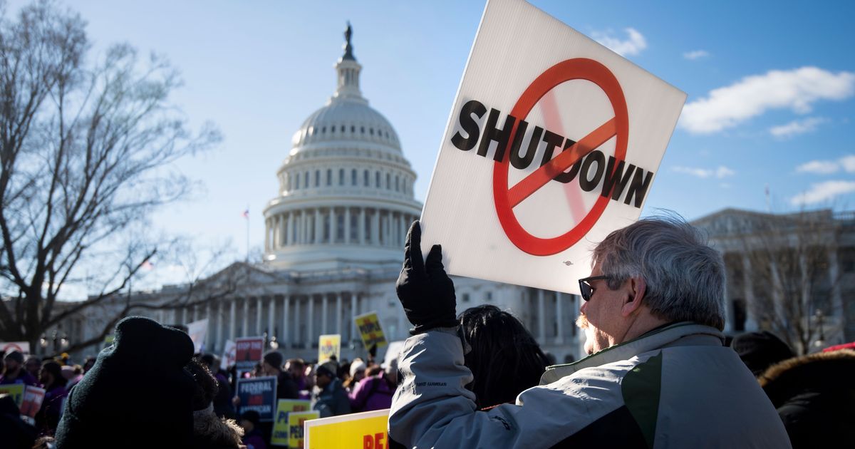 Federal Workers Protest the Government Shutdown