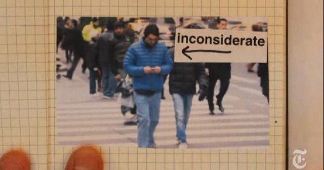 Watch a Video Warning Against Texting While Walking