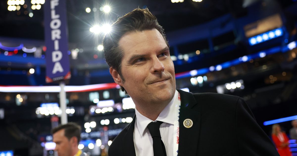 Trump Just Nominated Matt Gaetz for Attorney General
