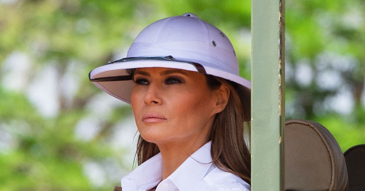 Melania Trump Wears Colonial-Era Hat on Africa Trip
