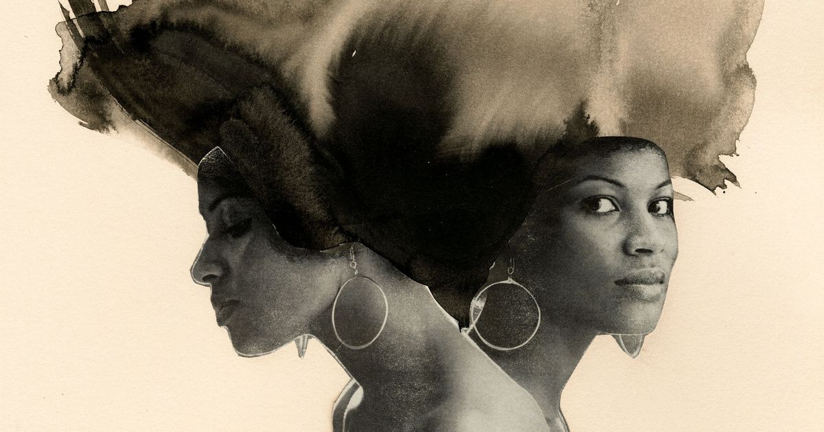 See Artist Lorna Simpson’s Collages of Black Hair