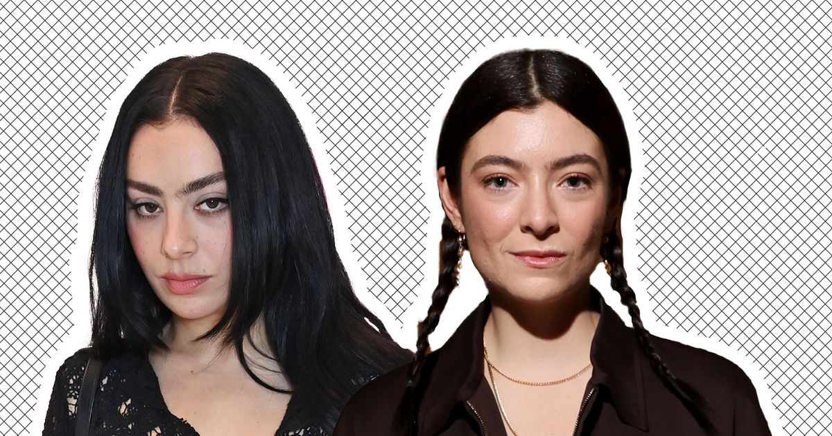 Charli Xcx And Lorde Look Alike