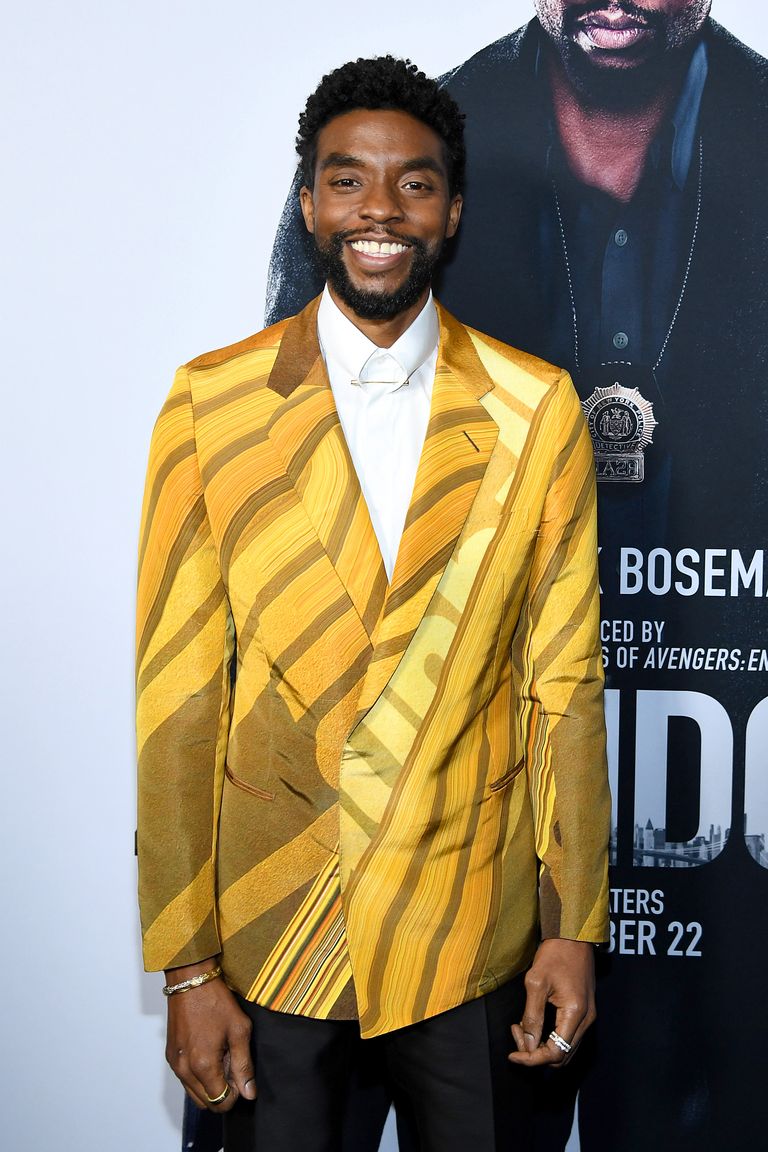 Chadwick Boseman’s Best Red Carpet Looks Over the Years