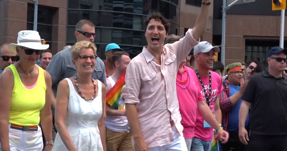 Justin Trudeau Makes History As First Prime Minister to March in Pride ...