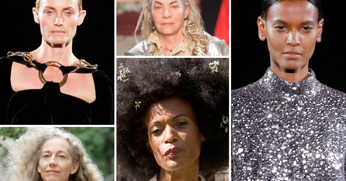 Older Models Walk at New York Fashion Week