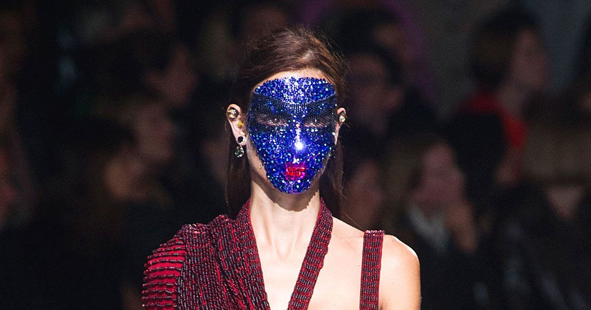 Givenchy Sequined Face Masks Took How Long to Make?