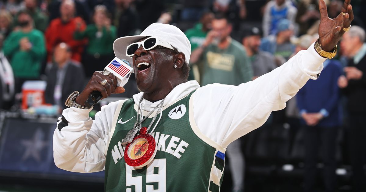 Flavor Flav Performs National Anthem At Milwaukee Bucks Game