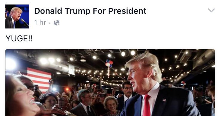 Donald Trump Is Our First Facebook Candidate