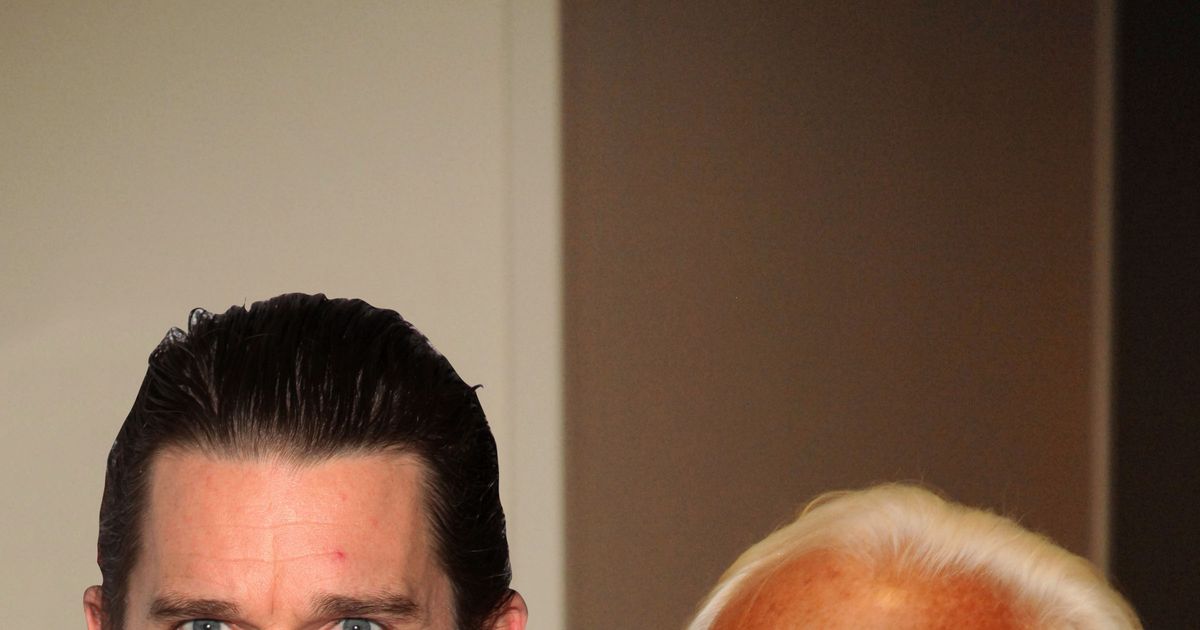Giorgio Armani Sees a Lot of Himself in Ethan Hawke