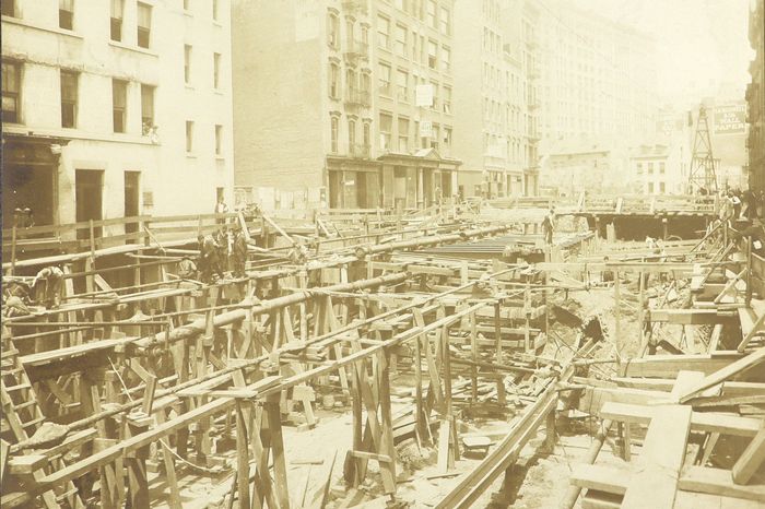 Rare Photos of New York’s Early Subway Construction