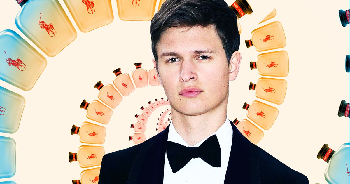 Ansel Elgort on the New Ralph Lauren Red Rush Cologne