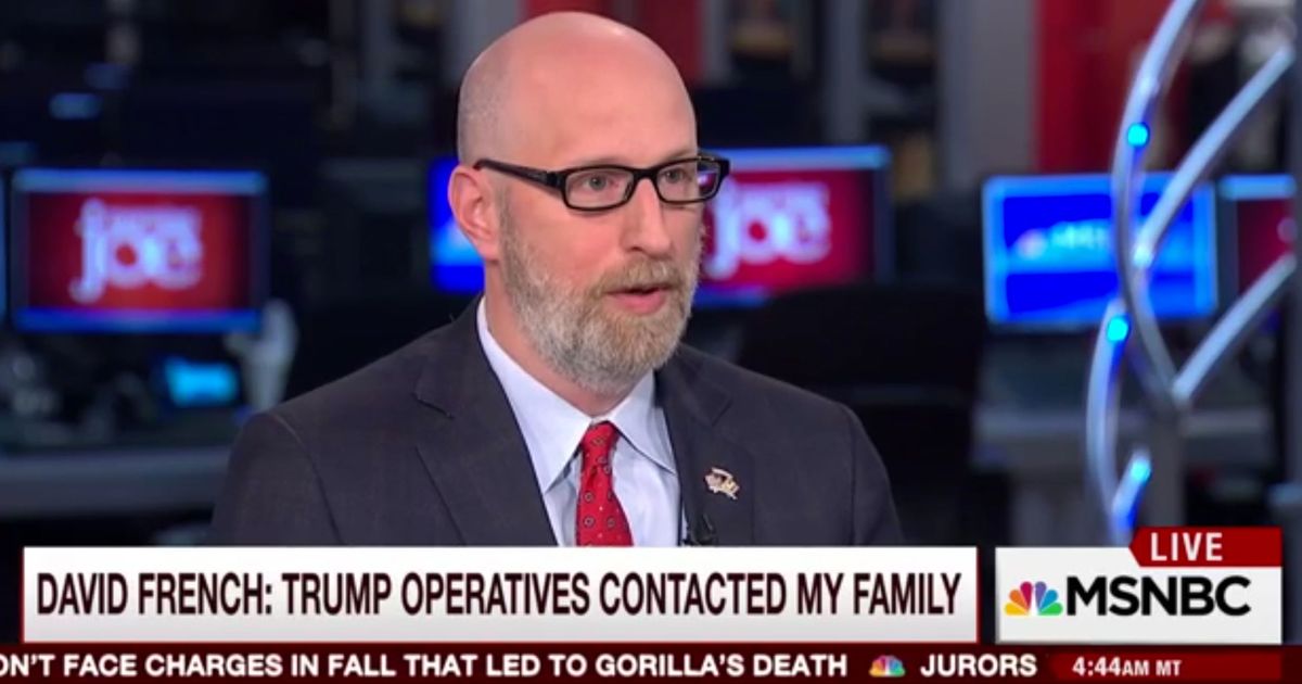 David French Accuses Trump Campaign of Making Threatening Phone Calls ...