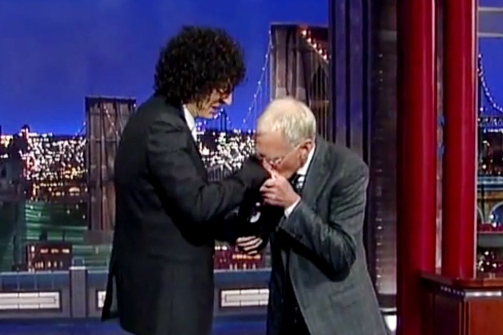 Howard Stern Wig Letterman