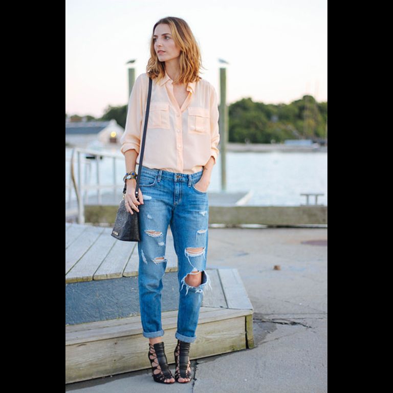 14 Ways to Wear Your Ripped Jeans Through Fall