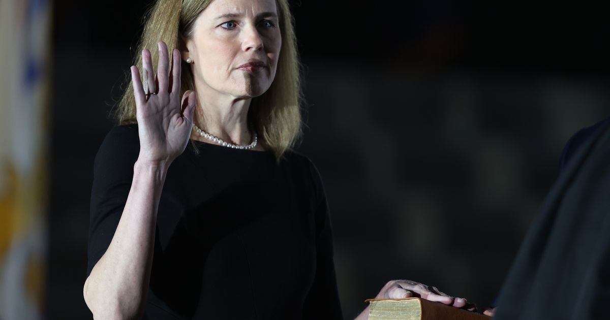 Amy Coney Barrett Sworn in As Supreme Court Justice