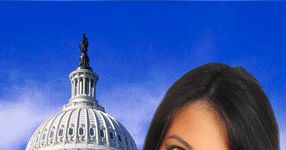 Mindy Meyer’s Campaign Website Combines Hot Pink, LMFAO, and Sparkly GIFs