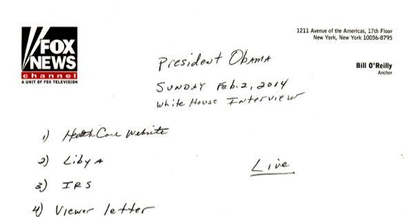Bill O’Reilly Selling Deeply Uninsightful Notes From ‘Historic’ Obama ...