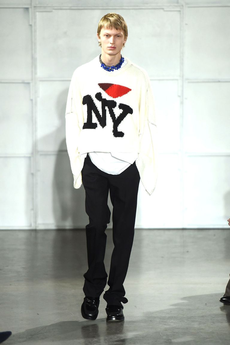 Raf Simons’s Men’s Show Was a Little Love Note to New York