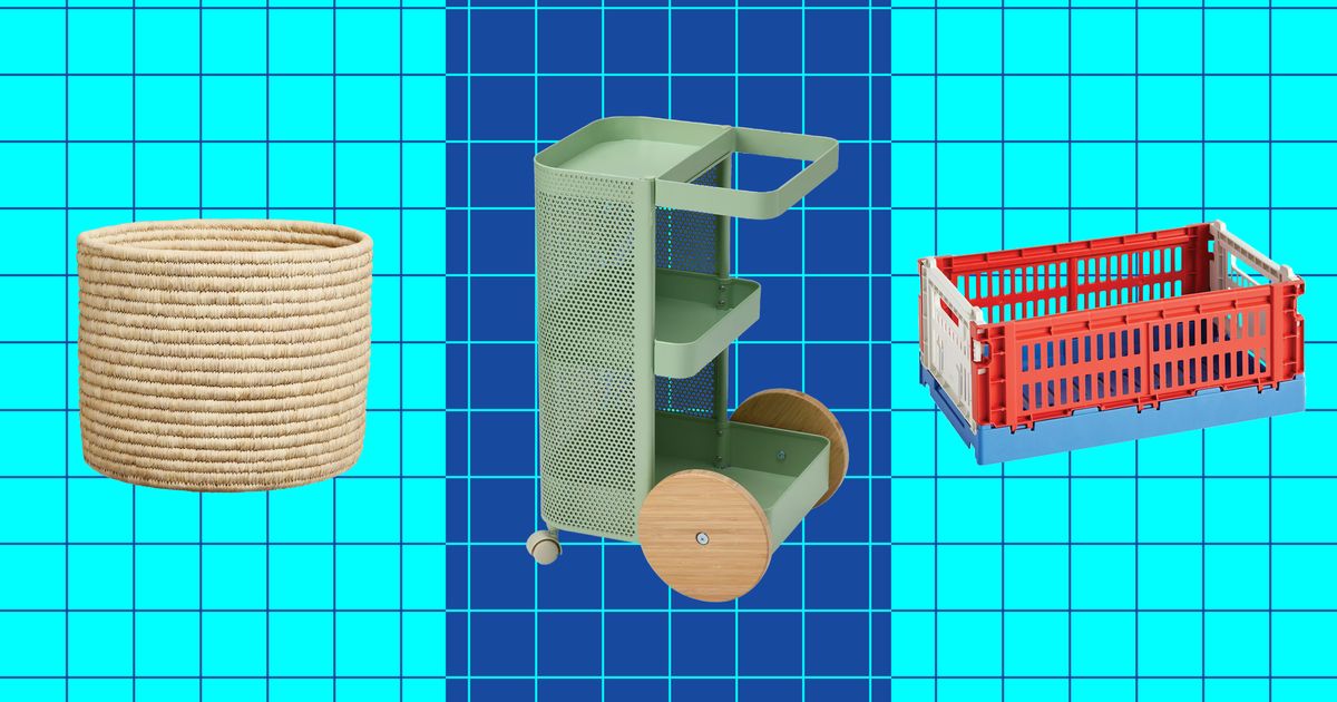 Stylish Storage Bins, Carts, and Baskets For Small Spaces