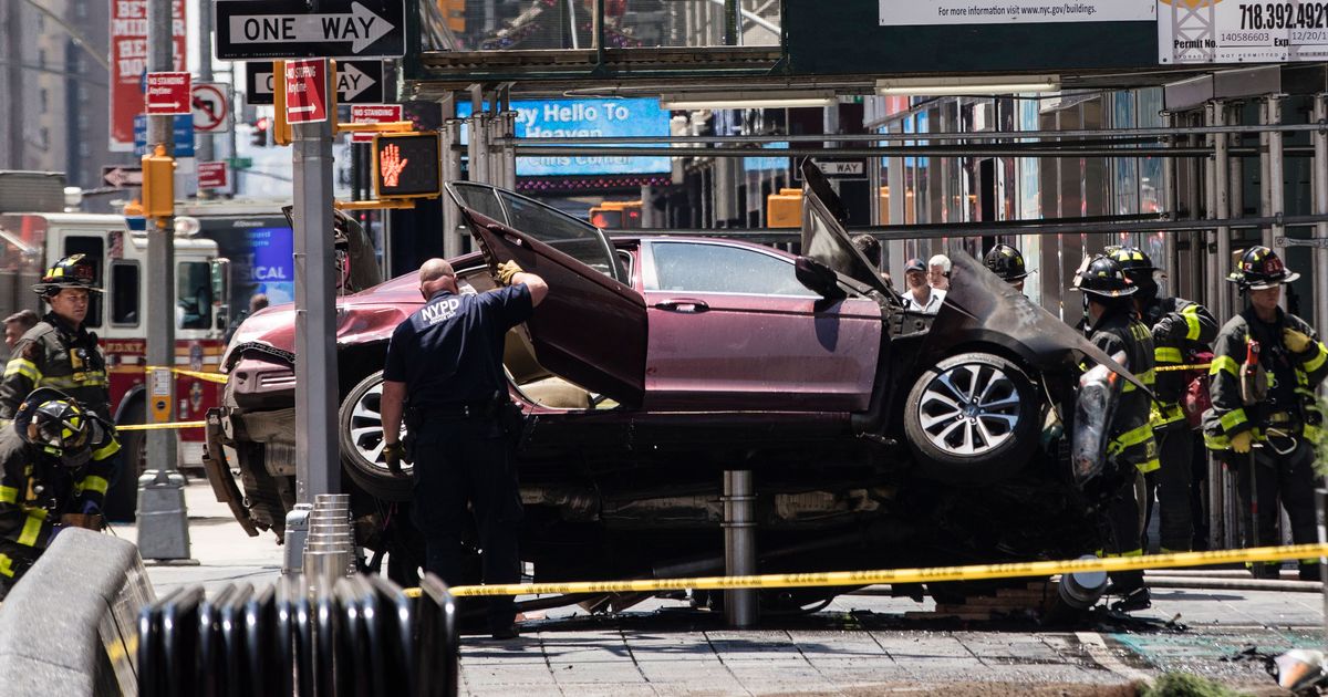Vehicle Strikes Pedestrians in Times Square; One Dead
