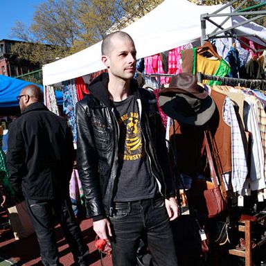 Street-Style From the Reopening of the Outdoor Brooklyn Flea Market