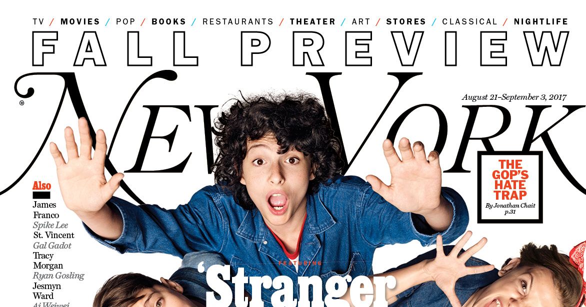 Stranger Things Cast on the Cover of NY Mag’s Fall Preview -- New York ...