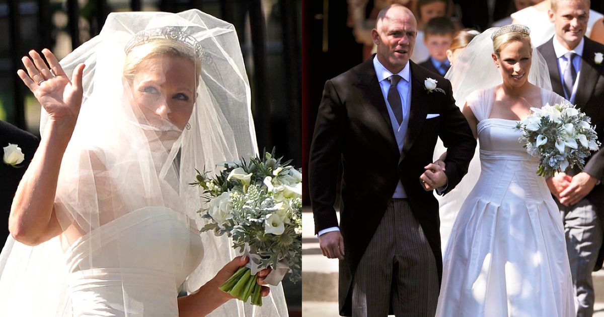 See the Bridal Gown Zara Phillips Wore at the Zillionth Royal Wedding ...