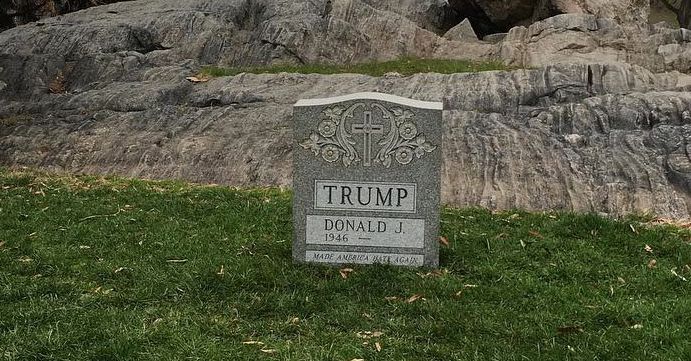 The NYPD Has Solved the Mystery of the Central Park Donald Trump Tombstone