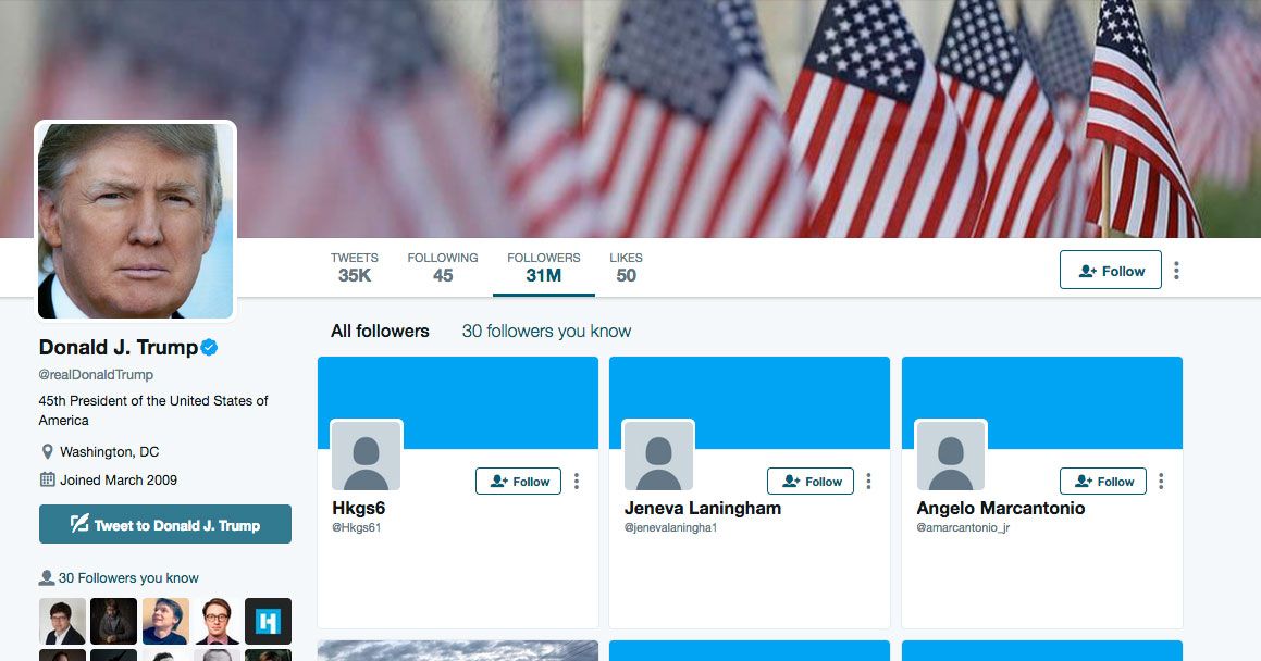 What’s Up With All Those Trump Twitter Bots?