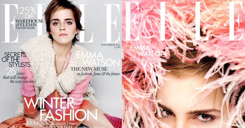Emma Watson Covers British Elle; Eva Green Is Certain John Galliano ...