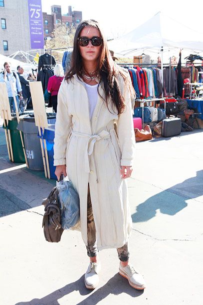 Street-Style From the Reopening of the Outdoor Brooklyn Flea Market
