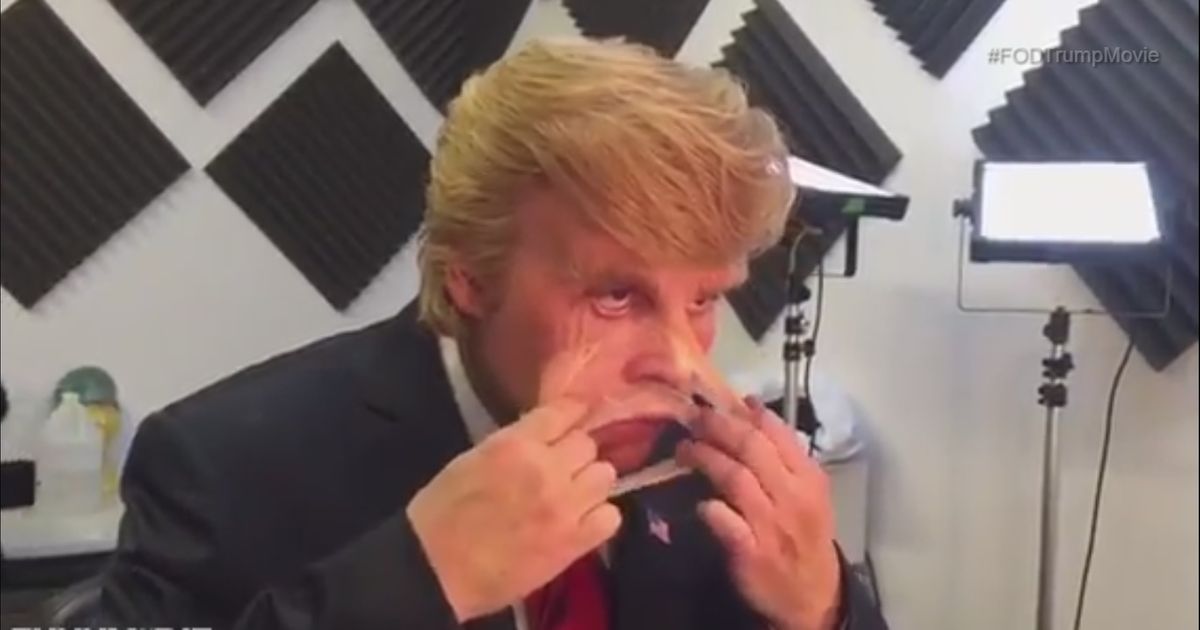 Johnny Depp Ripping Off Donald Trump's Face Is Terrifying