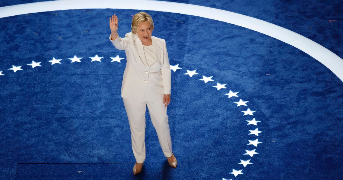 No One Seems to Know Who Designed Hillary’s Suit