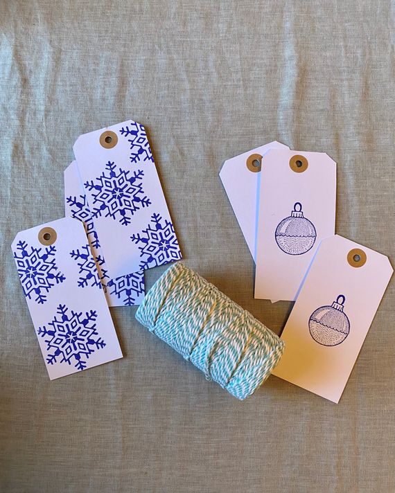 Gift Tags and Stamps Gift Wrapping 2024 | The Strategist
