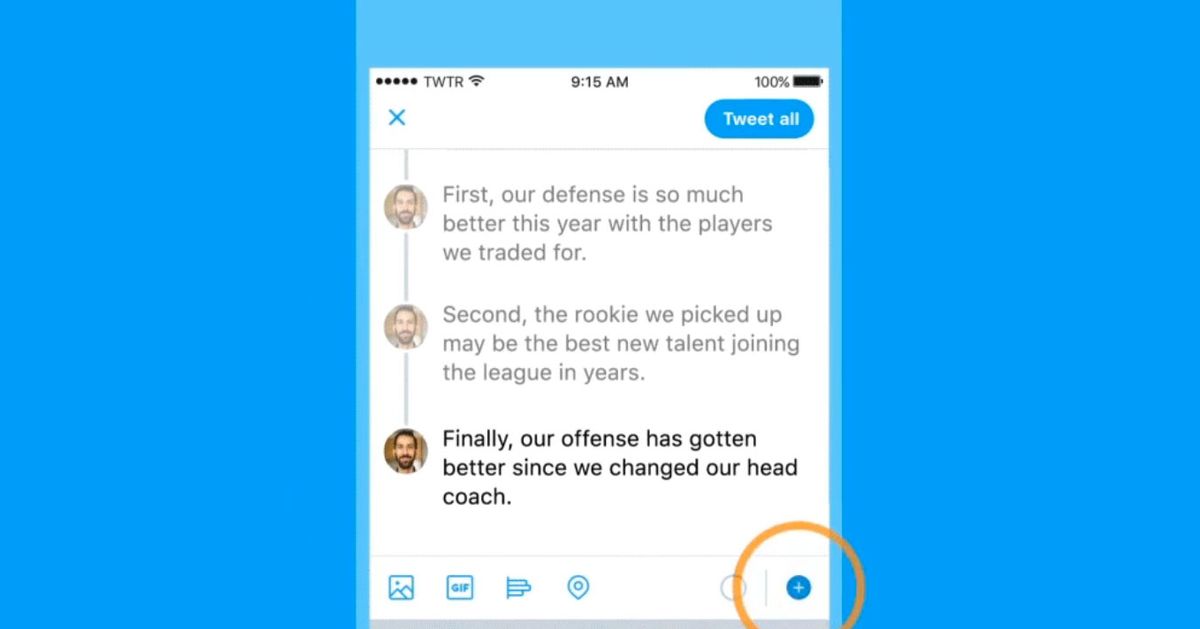 Twitter Introduces New Tweet-Thread Feature