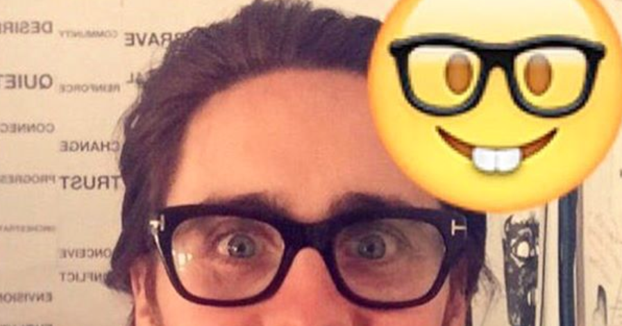 Jared Leto Is the New and Improved Nerd-Face Emoji