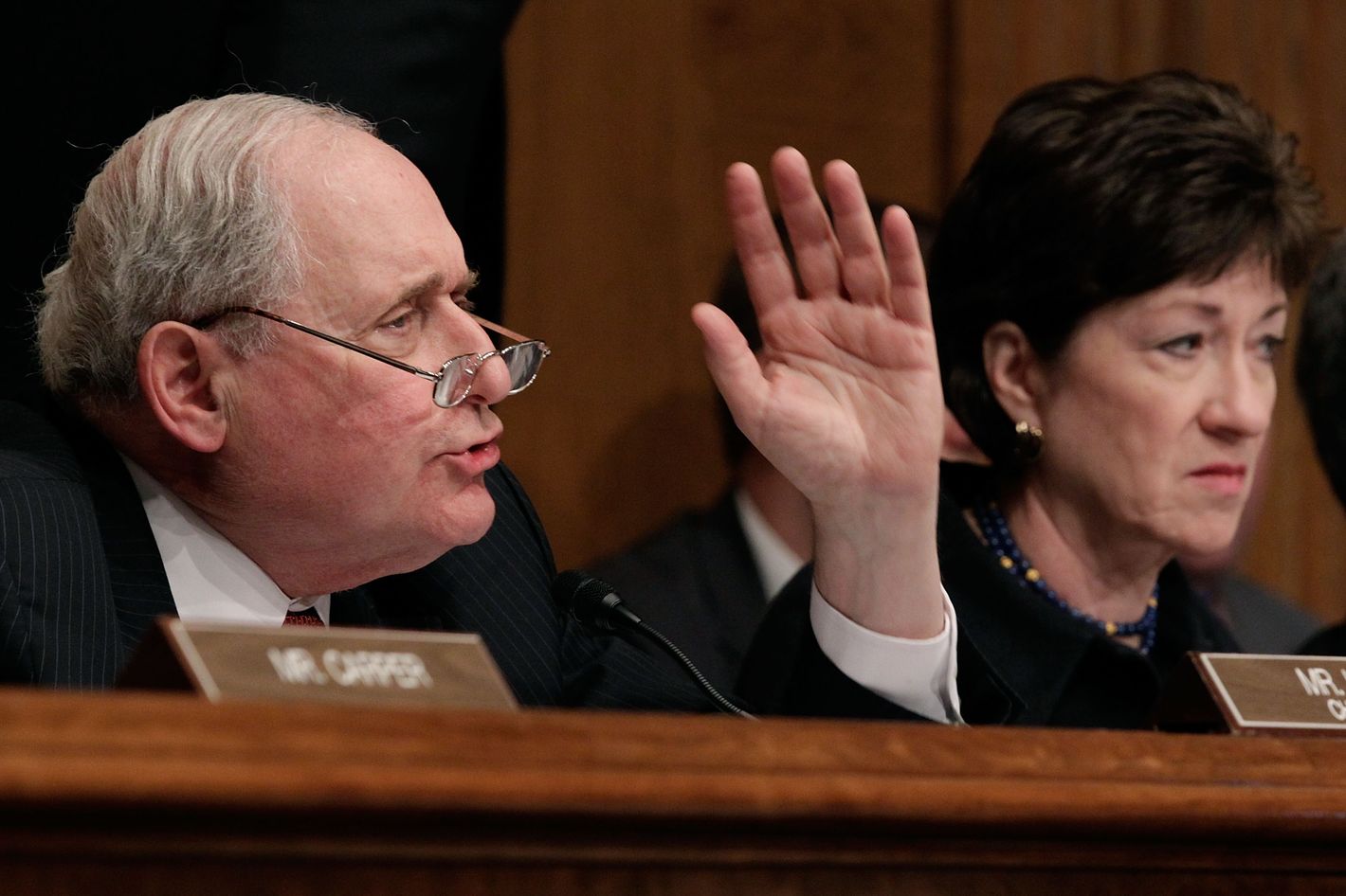 Six Photos of Carl Levin’s Glasses Pretty Much Falling Off His Face