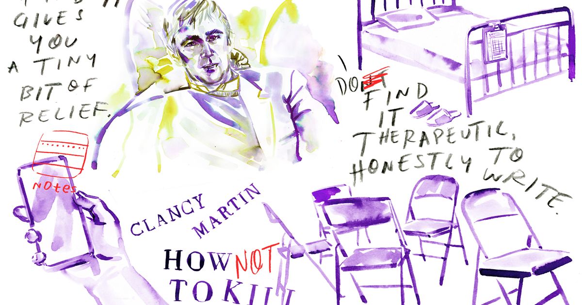 Clancy Martin Writes to Stay Alive Clancy Martin Writes to Stay Alive