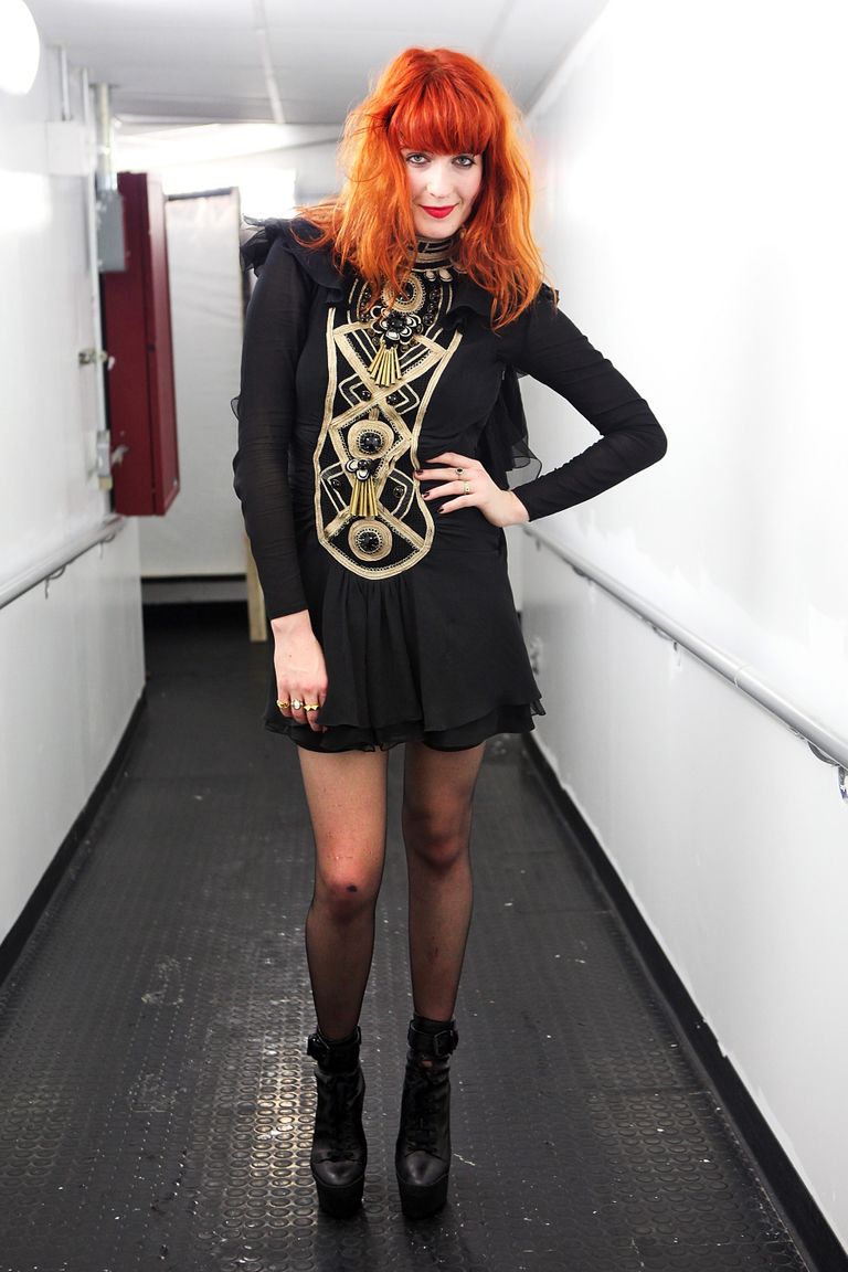 See Florence Welch’s Hippie-Goth Style