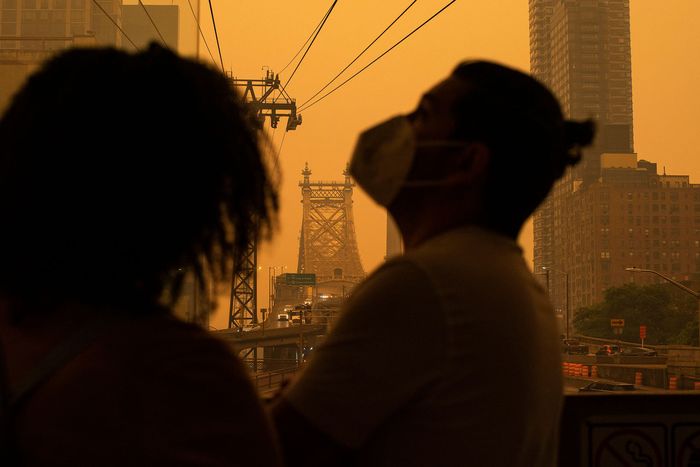 Canadian Wildfires Cover New York City in Smoke Again