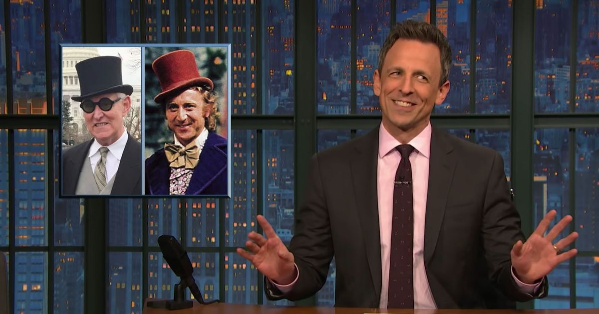 The Best Roger Stone Jokes From Late-Night Hosts