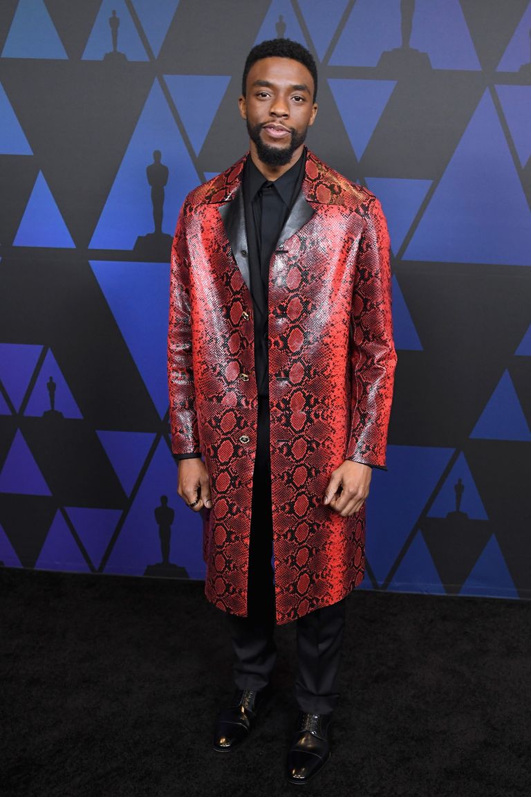 Chadwick Boseman’s Best Red Carpet Looks Over the Years