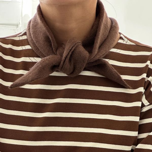Why’s Everyone Tying a Scrap of Cashmere Around Their Neck? | The ...
