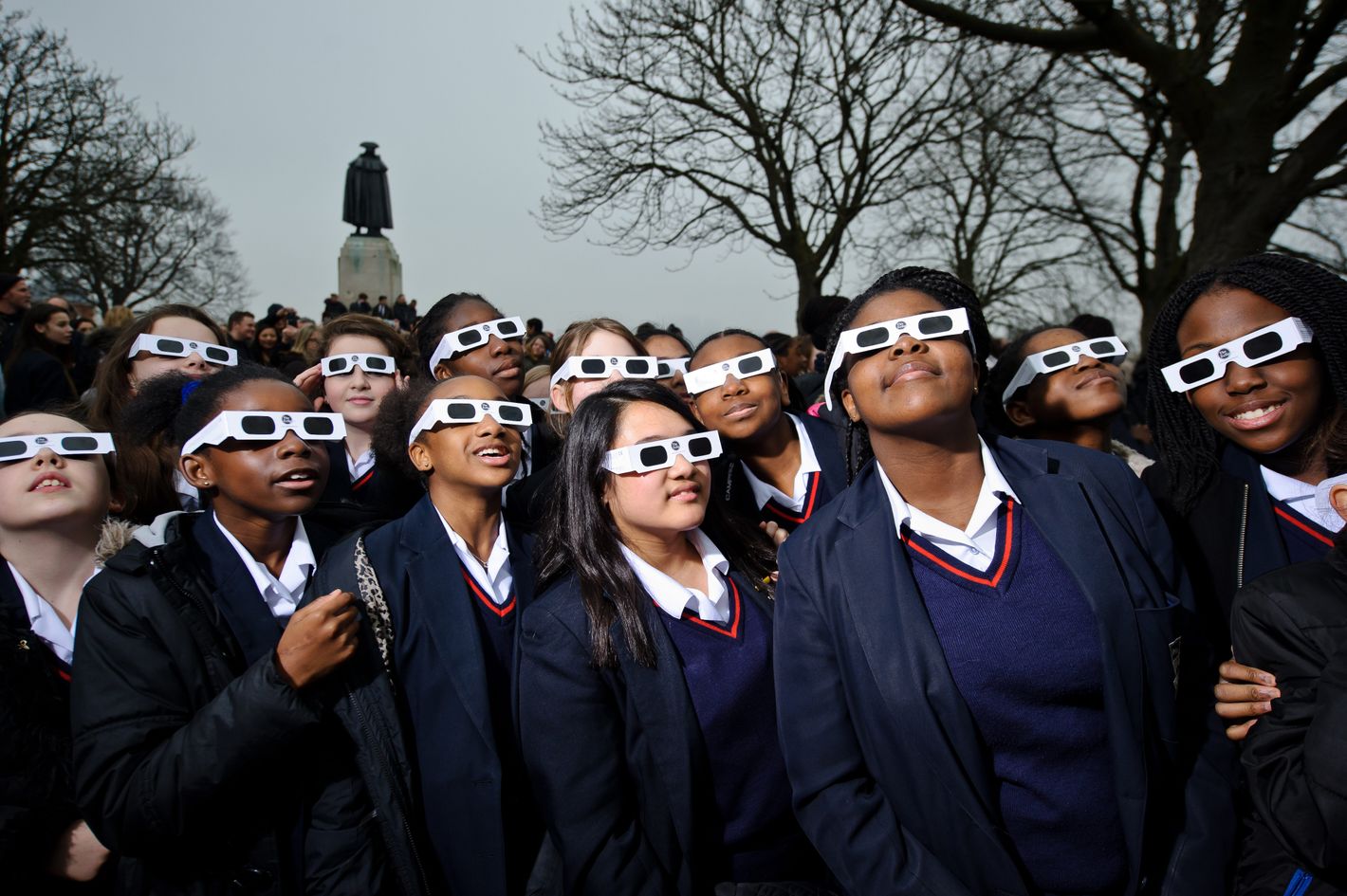 Everyone in Europe Is Busy Staring at the Sun Today