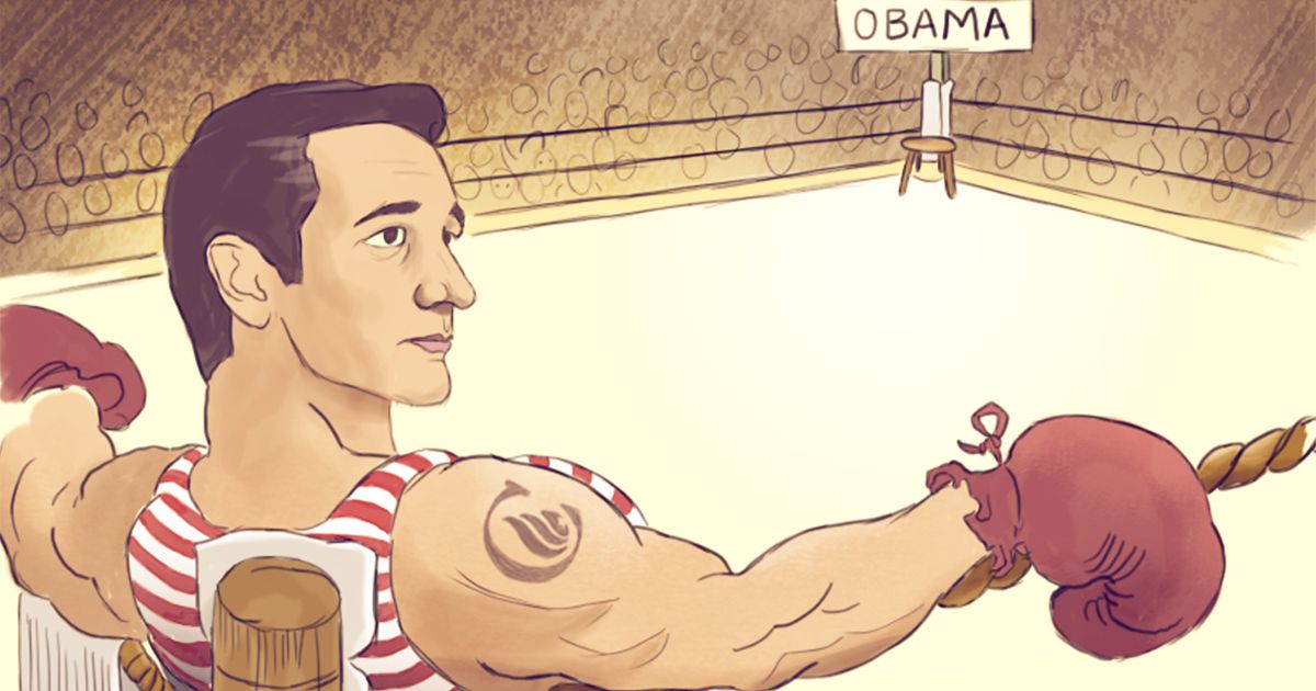 Ted Cruz Is Pretty Hot As a Cartoon