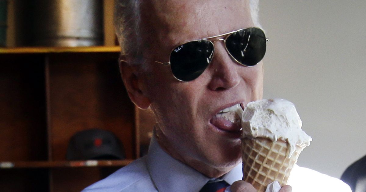 Joe Biden Eats Ice Cream Better Than You Do